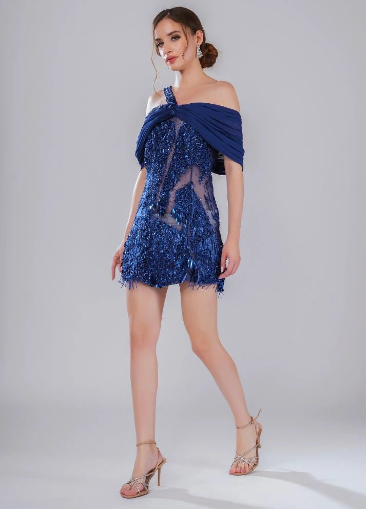 Sapphire Mirage Dress – The Outfit Club