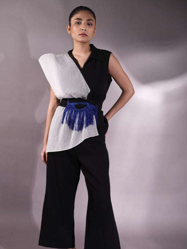 Meta top with belt – The Outfit Club
